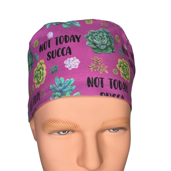 Funny Tie Back Scrub Cap - Etsy