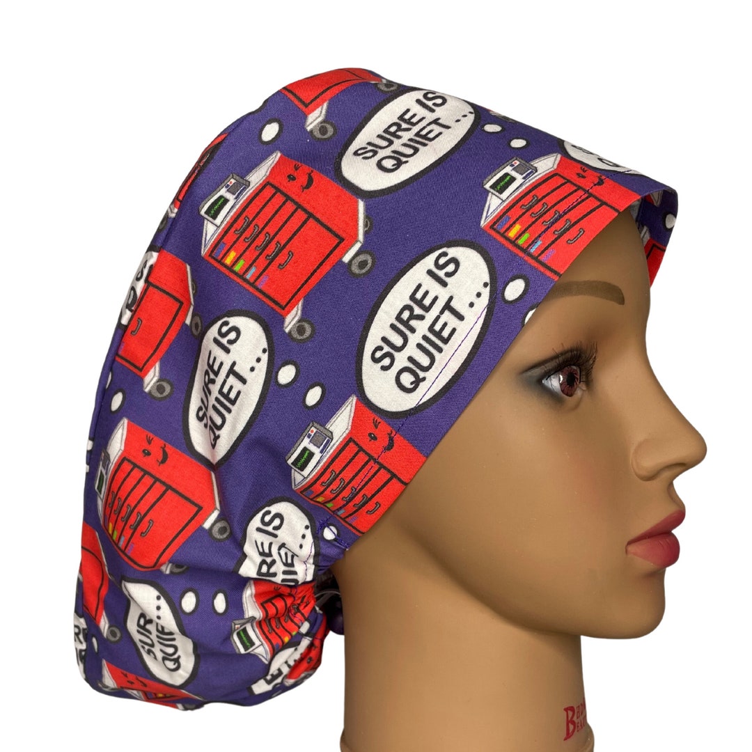 Louis + Phil Sure is Quiet Euro Scrub Cap - Etsy