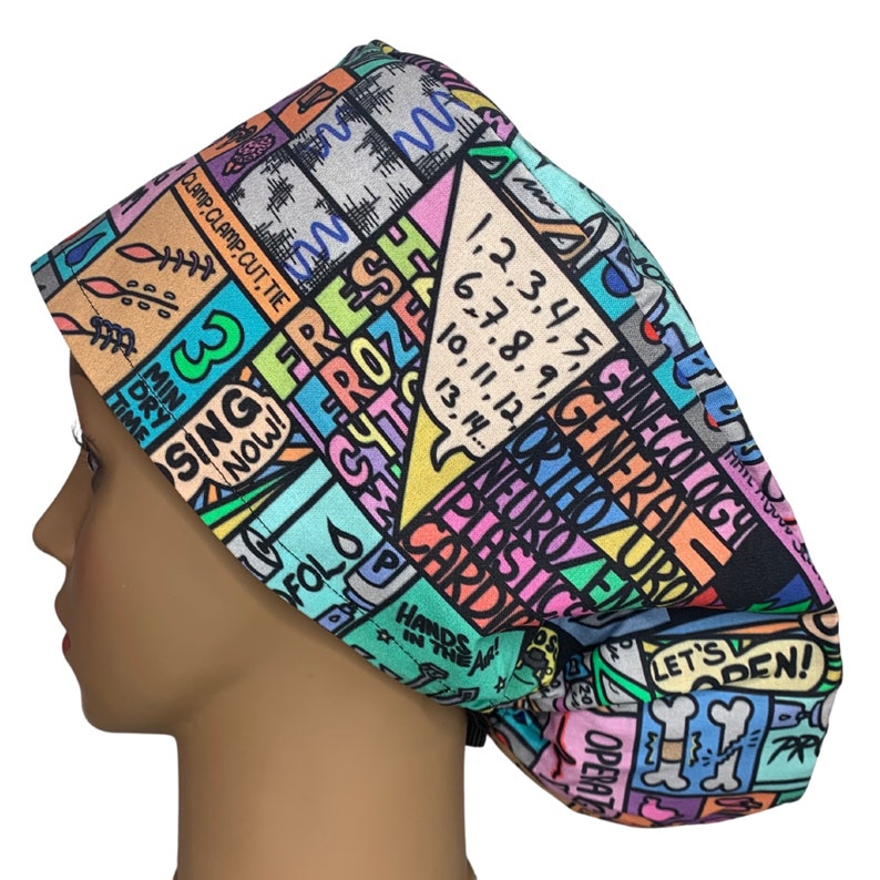 Louis + Phil Operating Room Surgery Comic Euro Scrub Cap - Etsy