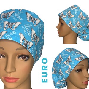 Hip Hip Hooray Ortho Life Euro Scrub Cap, Orthopedic Men's Surgical Cap ...