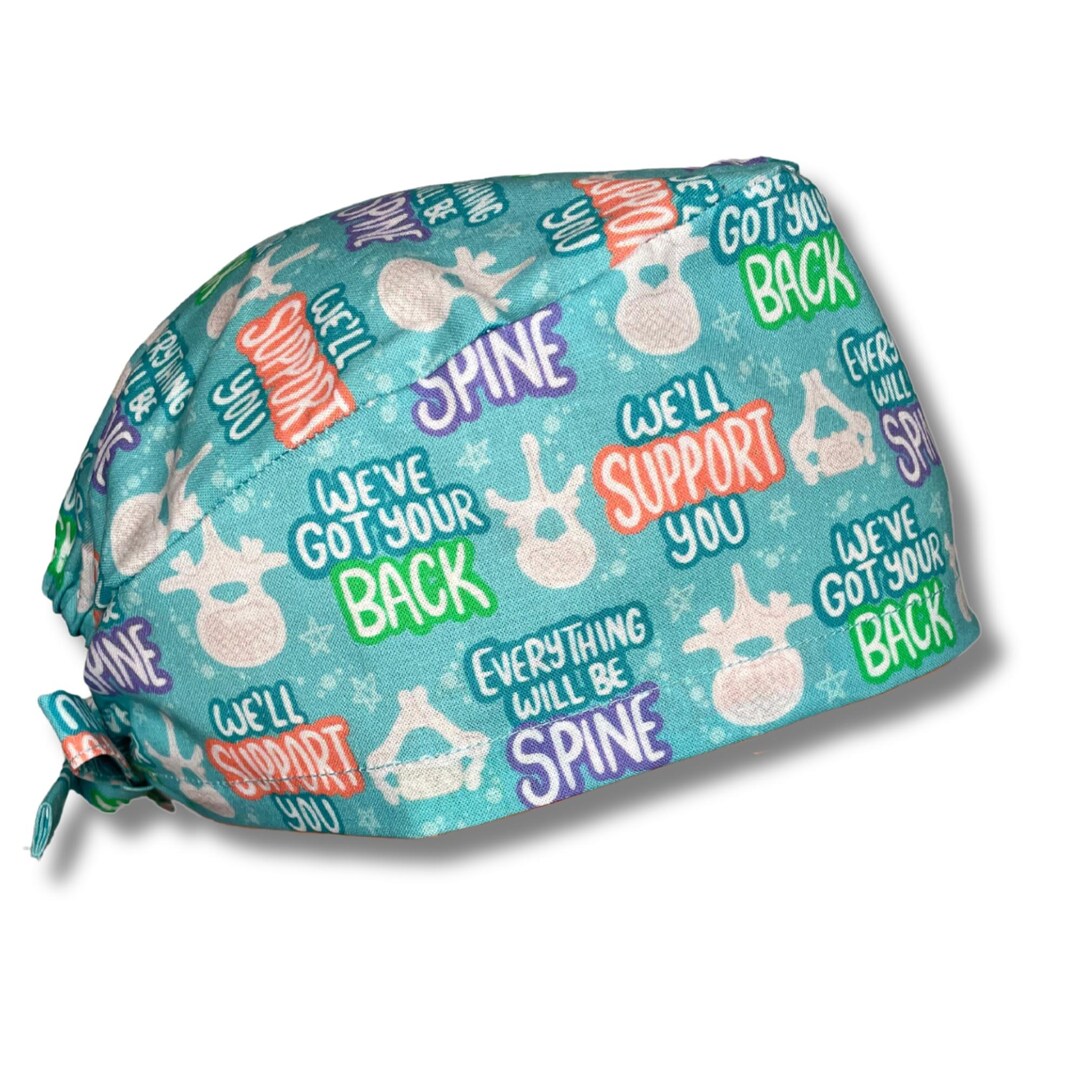 Louis + Phil Neurosurgery Spine Men's/unisex Tie Back Scrub Cap - Etsy