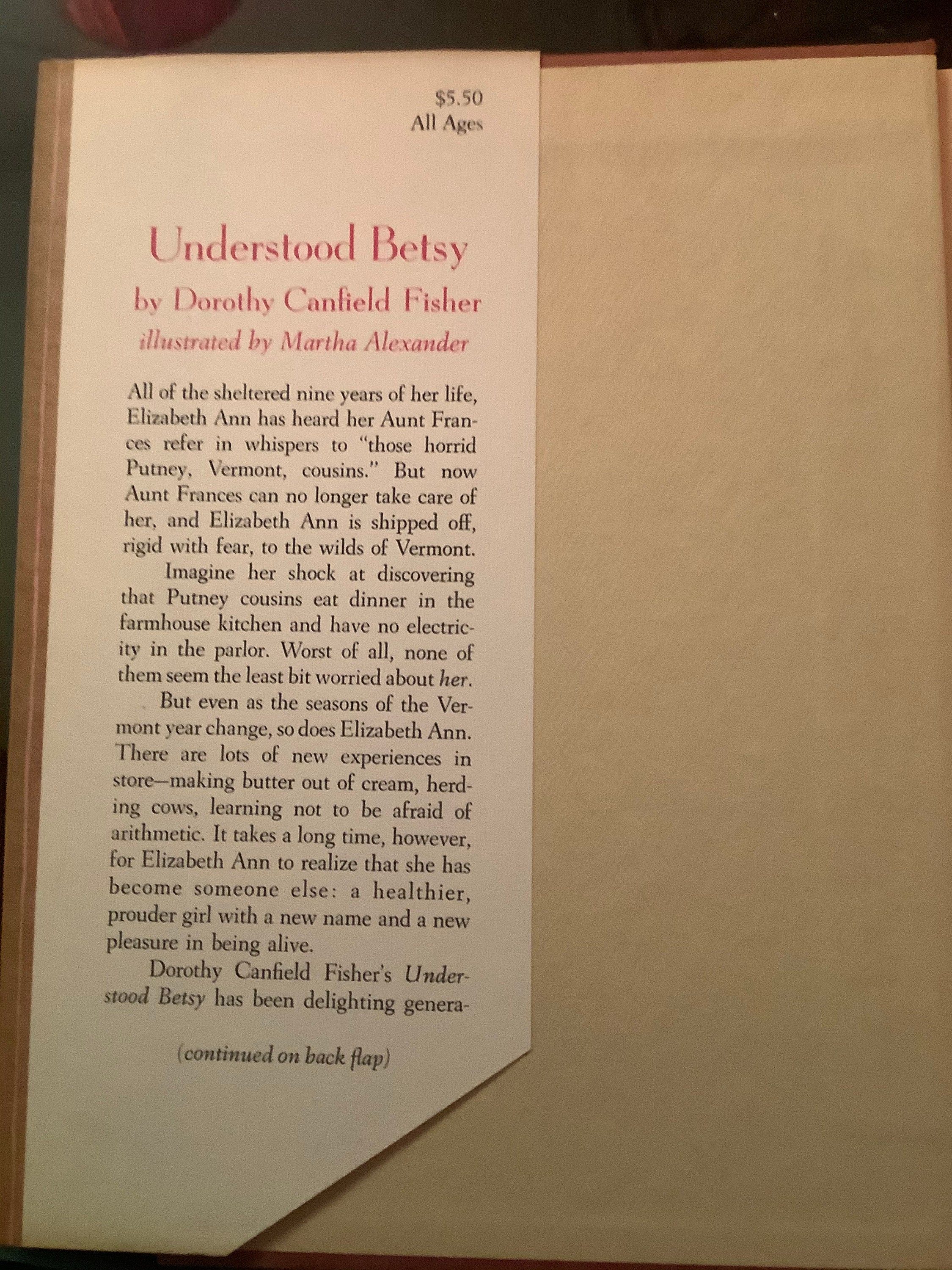 Understood Betsy Vintage Book Inscribed by Martha Alexander Illustrator ...