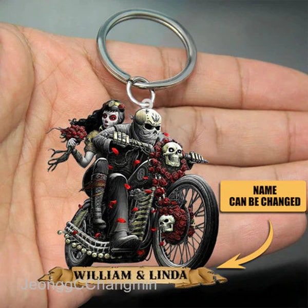 Motorcycle Keychain - Etsy