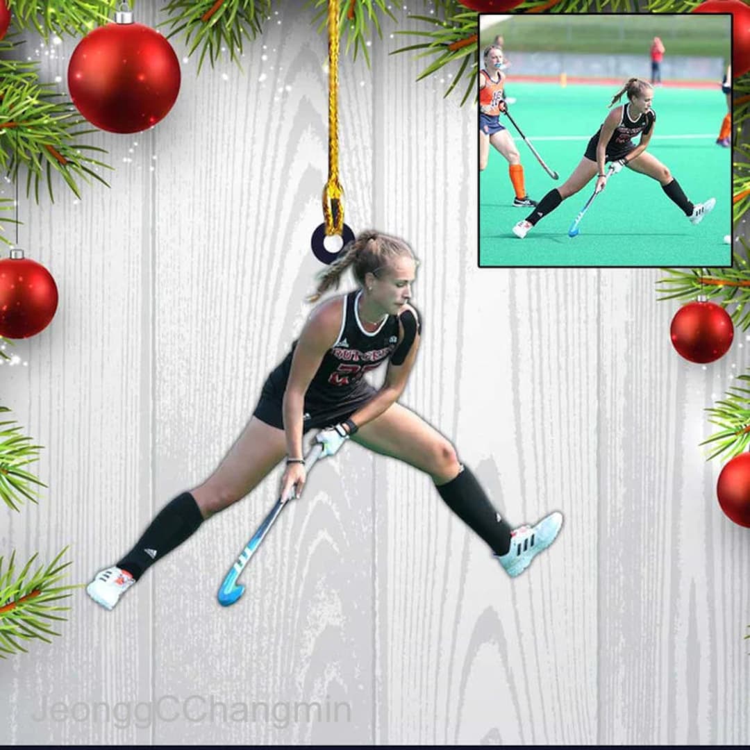 Personalized Field Hockey Ornament, Custom Photo Field Hockey Ornament ...
