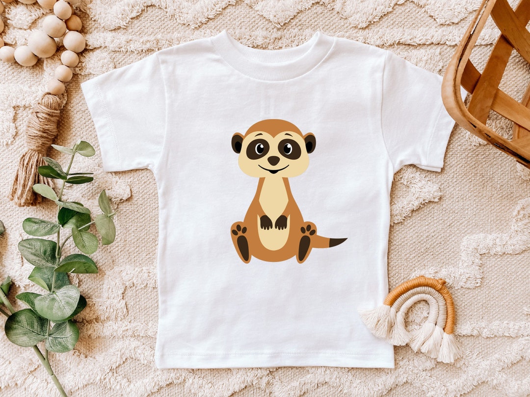 Cute Meerkat Kids Shirt, Safari Animal Toddler T-shirt - Etsy