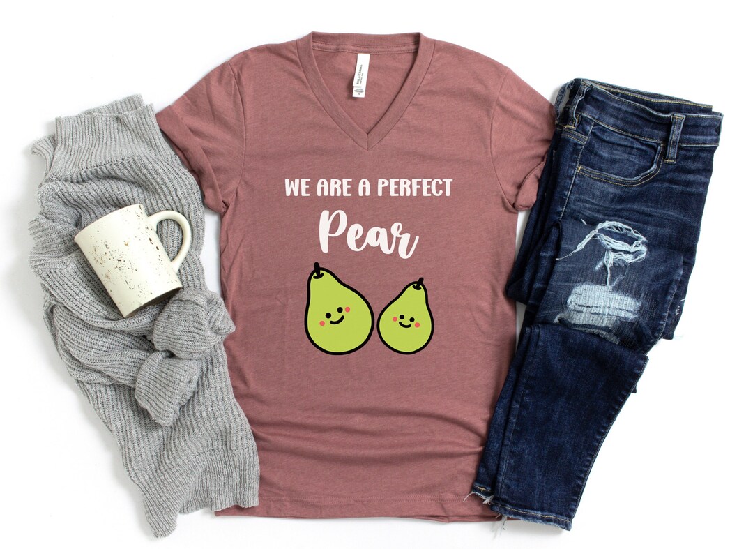 Perfect Pear Couple Shirt, Humorous Fruit Pun T-shirt - Etsy