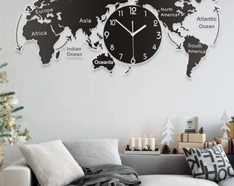 Atlas Wall Clock - Etsy UK