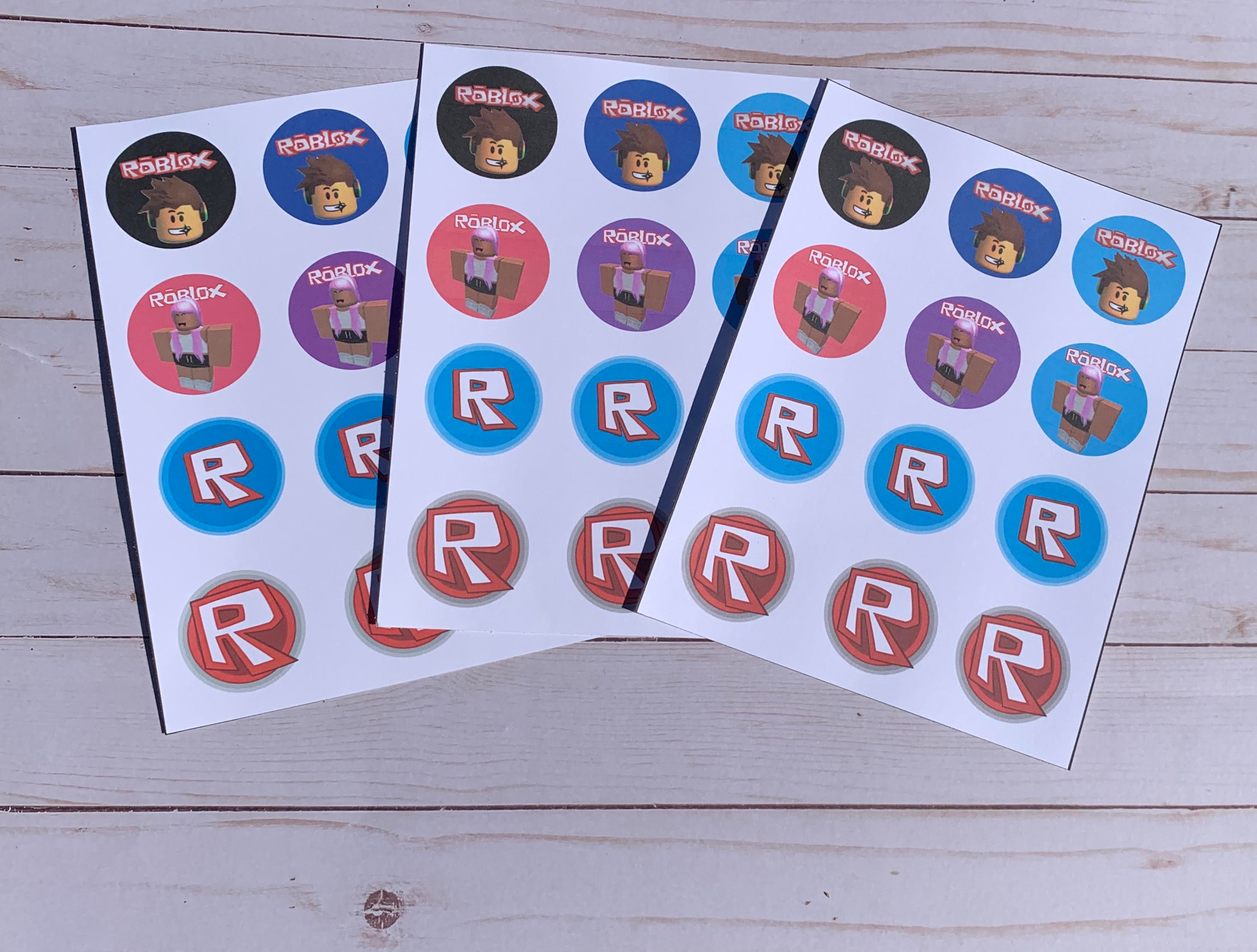 Roblox Stickers Birthday Party FavorsRoblox Party Supplies | Etsy
