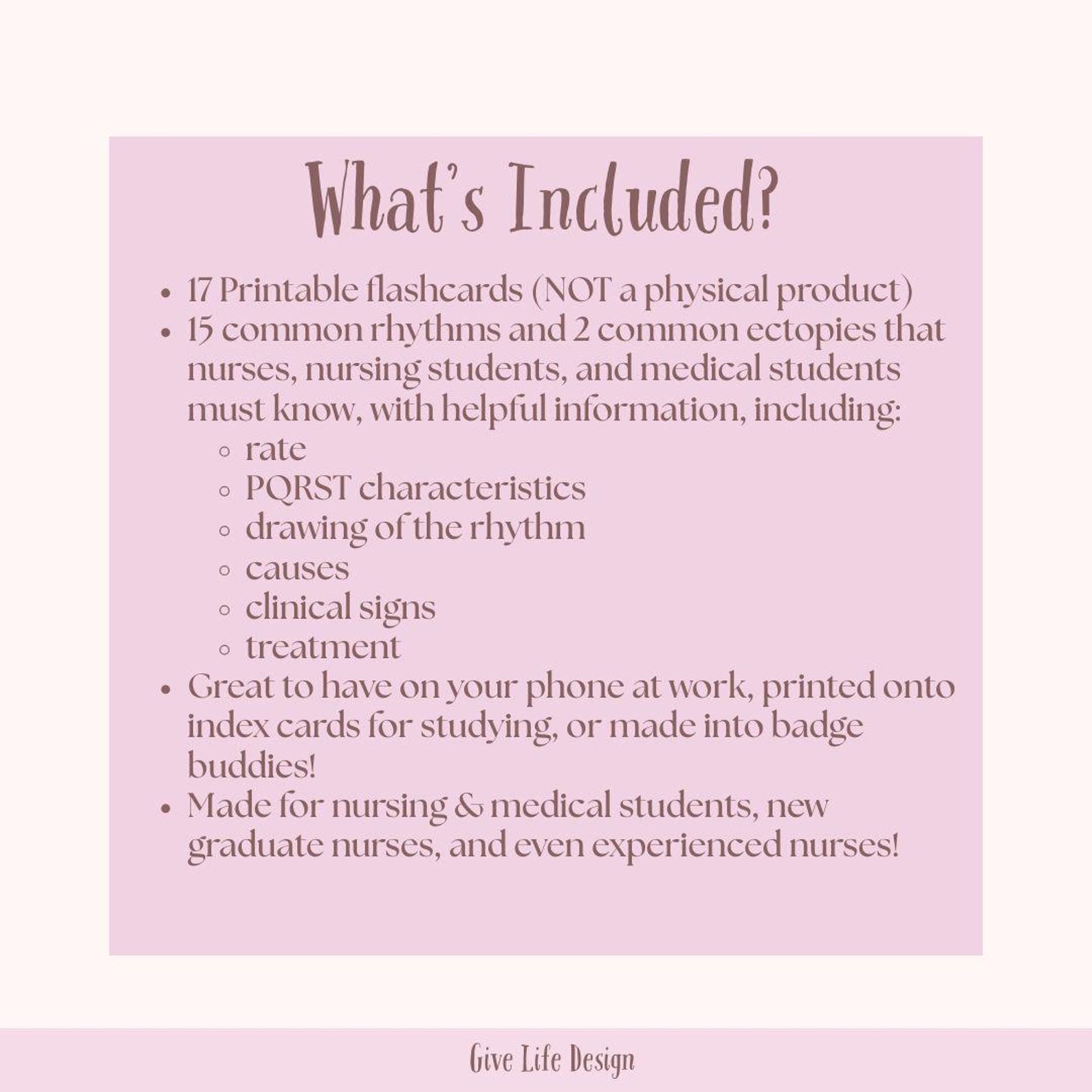 ECG Rhythm Flashcards, EKG Flashcards, Ekg Study Guide, Ecg Study Guide, Nursing School Study ...