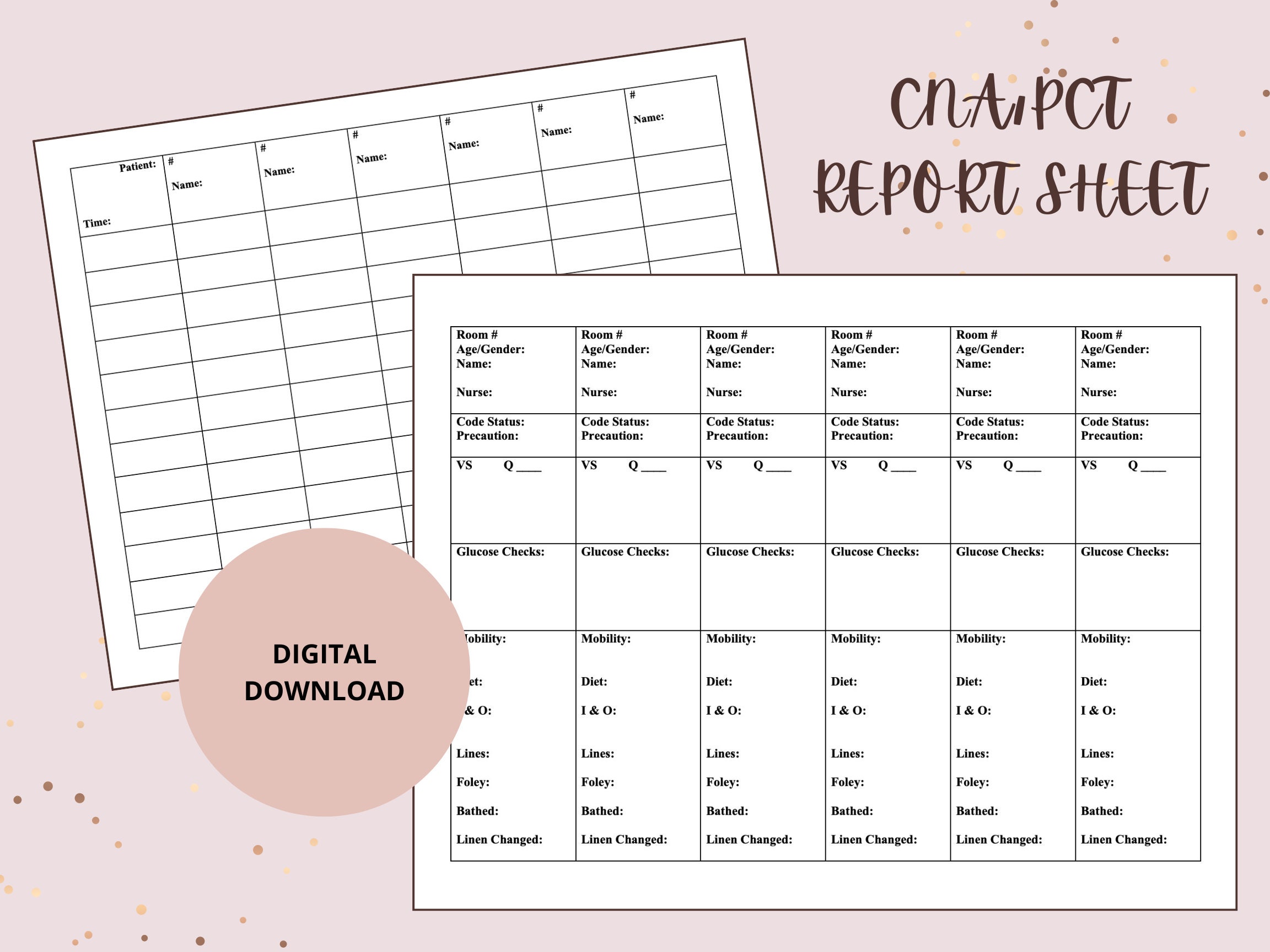 CNA Report Sheet, PCT Report Sheet, CA Report Sheet, Tech Report Sheet ...