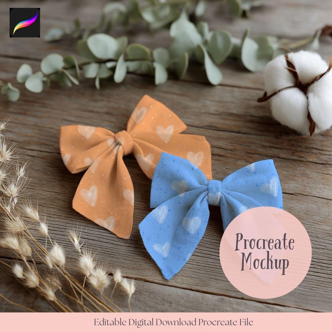 Bows Procreate Mockup, Seamless Pattern Mockup (digital Download) - Etsy