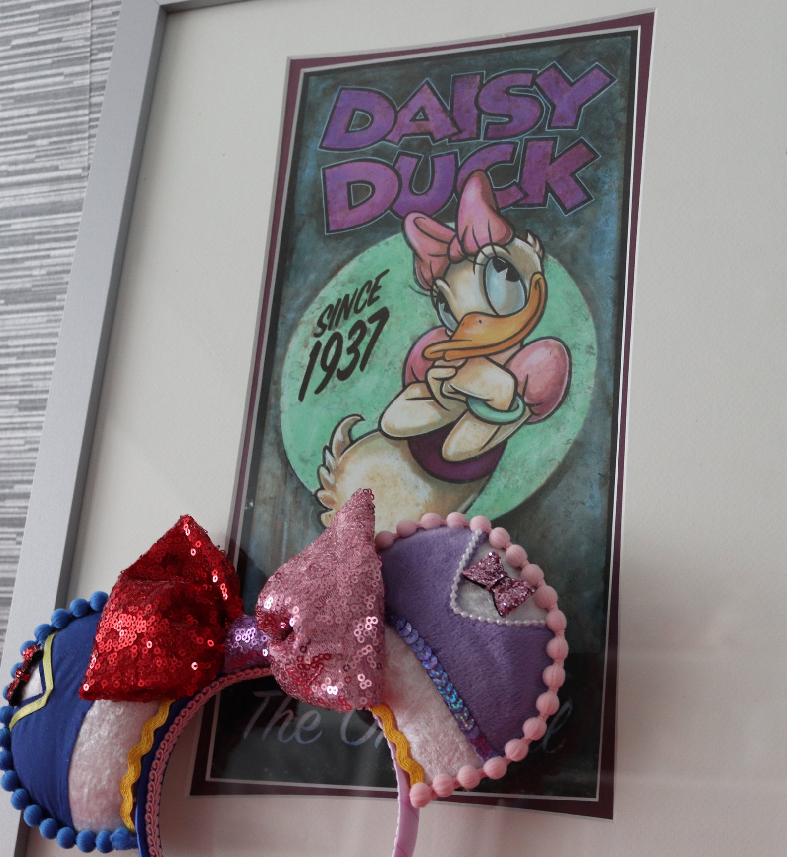 Donald and Daisy Duck Mouse Ears Disney Inspired Mouse Ears - Etsy