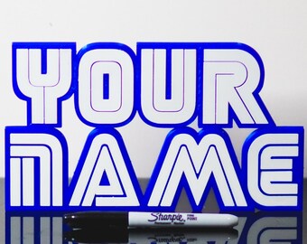 CUSTOMIZED SONIC RETRO Inspired 3D Name Font Many Options - Etsy