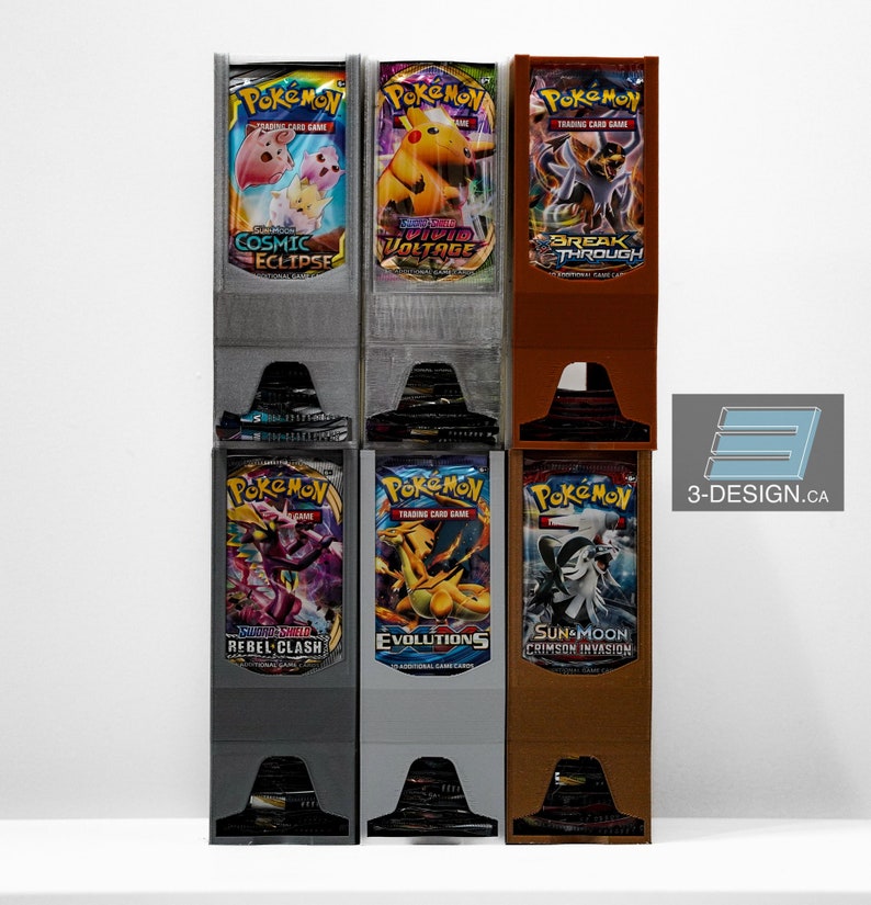 CARD Dispenser - Gravity Feed - Booster Packs! TCG, Sports, Pokemon ...