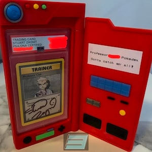 Graded Card Pokémon Pokédex Custom Case Holder - PSA, BGS, Cgc & Many ...