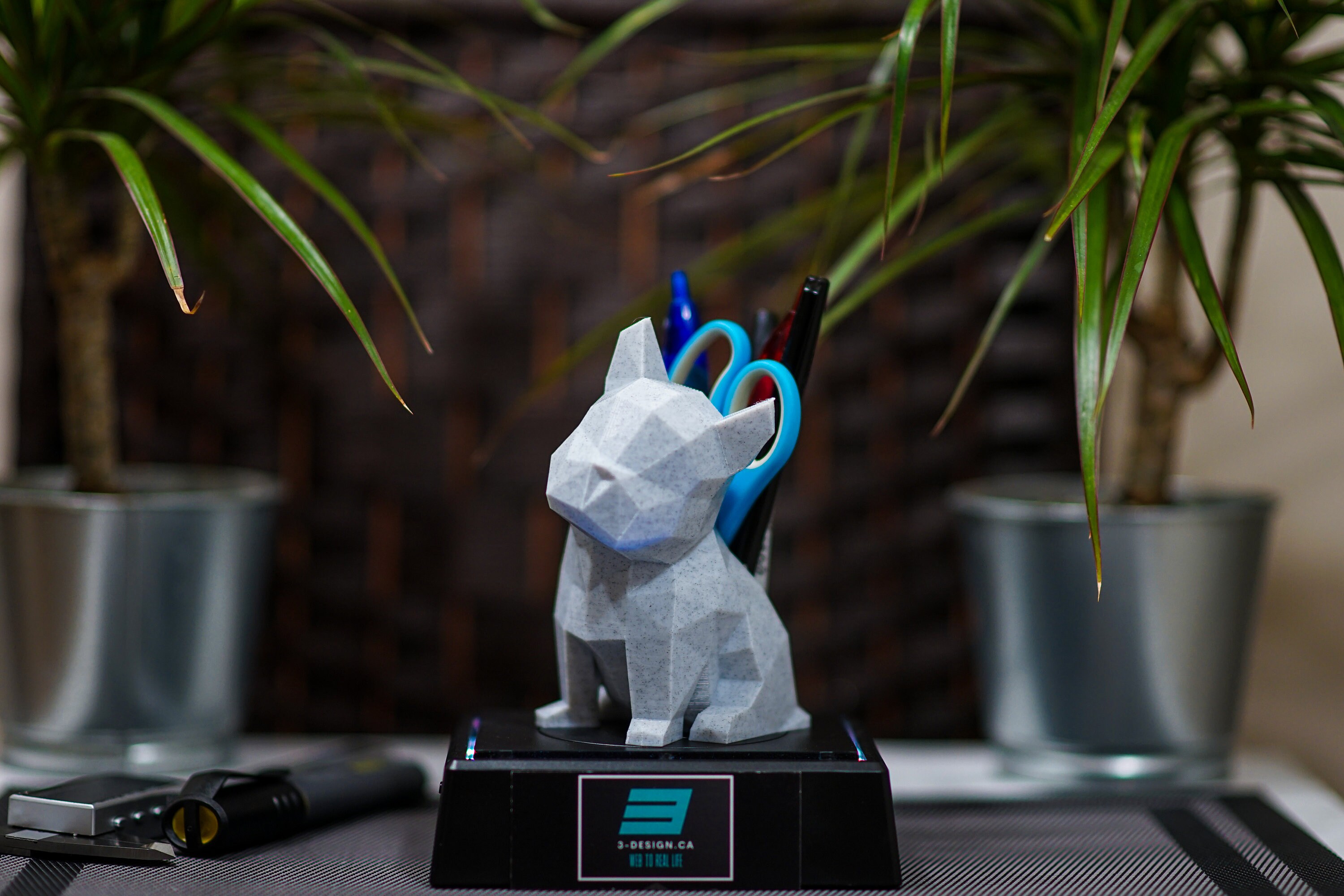 French Bulldog Desk Organizer Home Office School Decor | Etsy