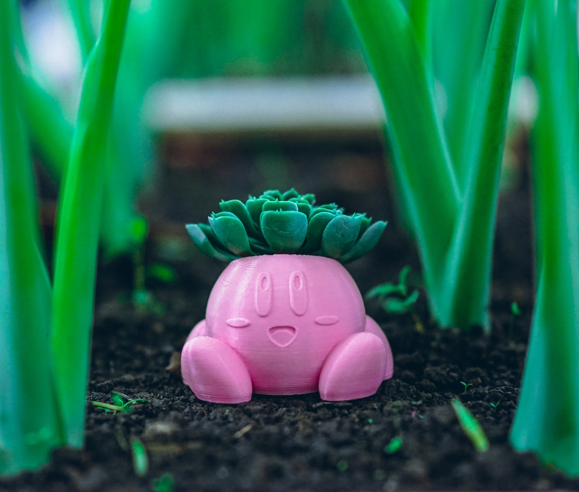 Kirby Planter Pot - 2 Sizes - 3D Printed - Etsy Canada