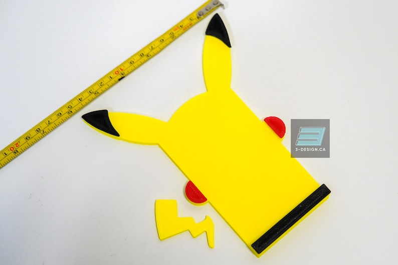 Pikachu Red Cheeky Style TCG Card Stand - 3D Printed - PSA / BGS ...