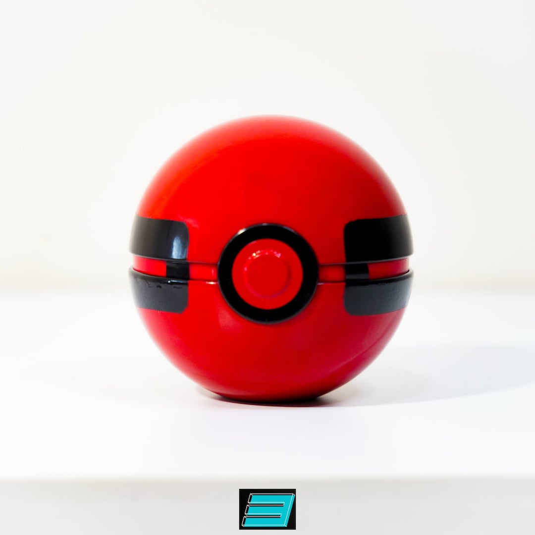CHERISH Ball Pokémon Poke Ball Tin Card Display *upcycled 3D Printed ...