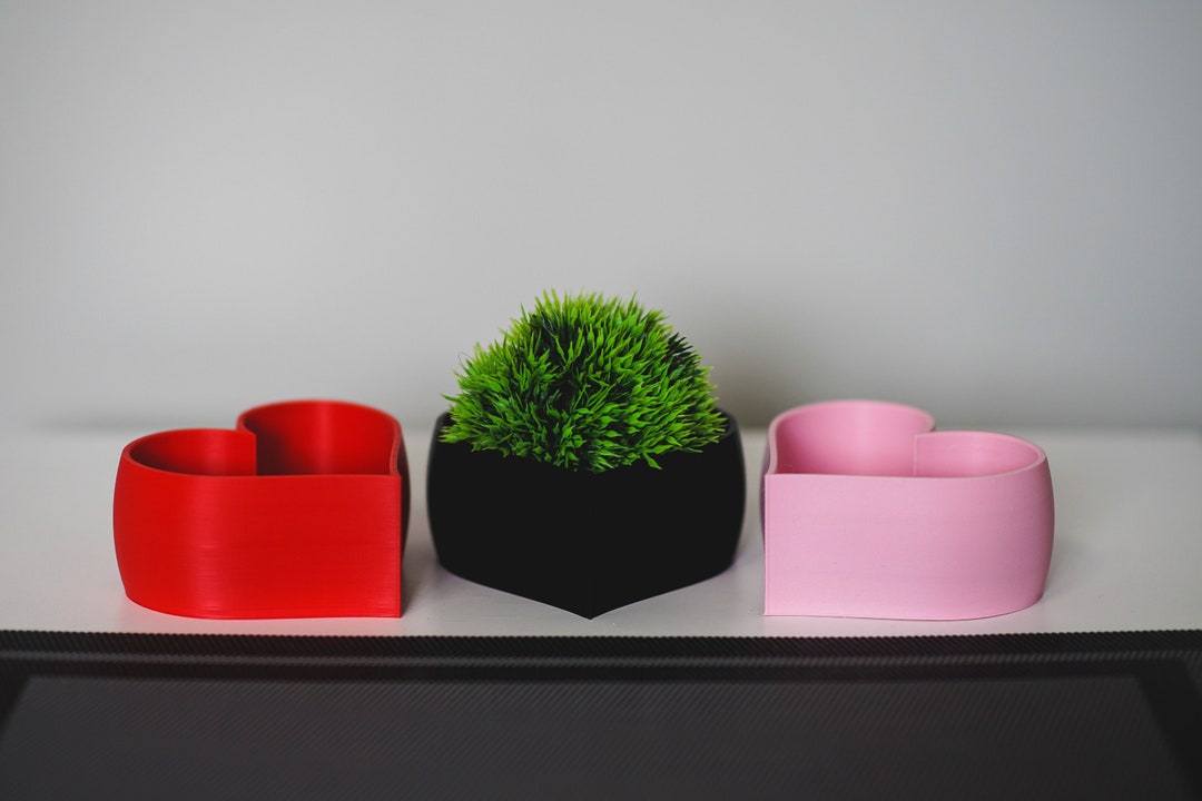 Heart Shaped Planter Pot - Many Color Options - Etsy