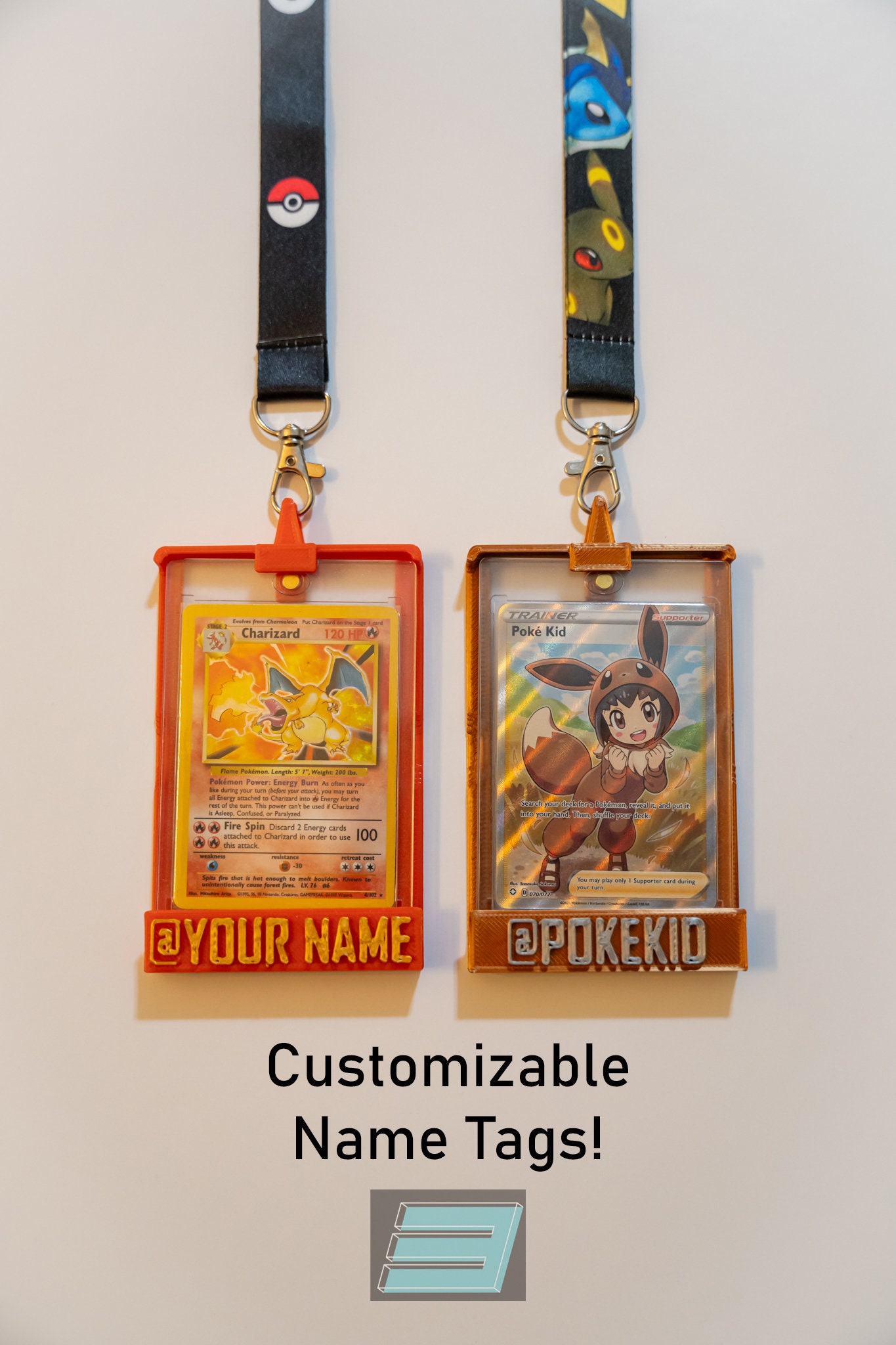 Customized TCG Card Chain Tag or Event / Name Lanyard Tags! Works With ...