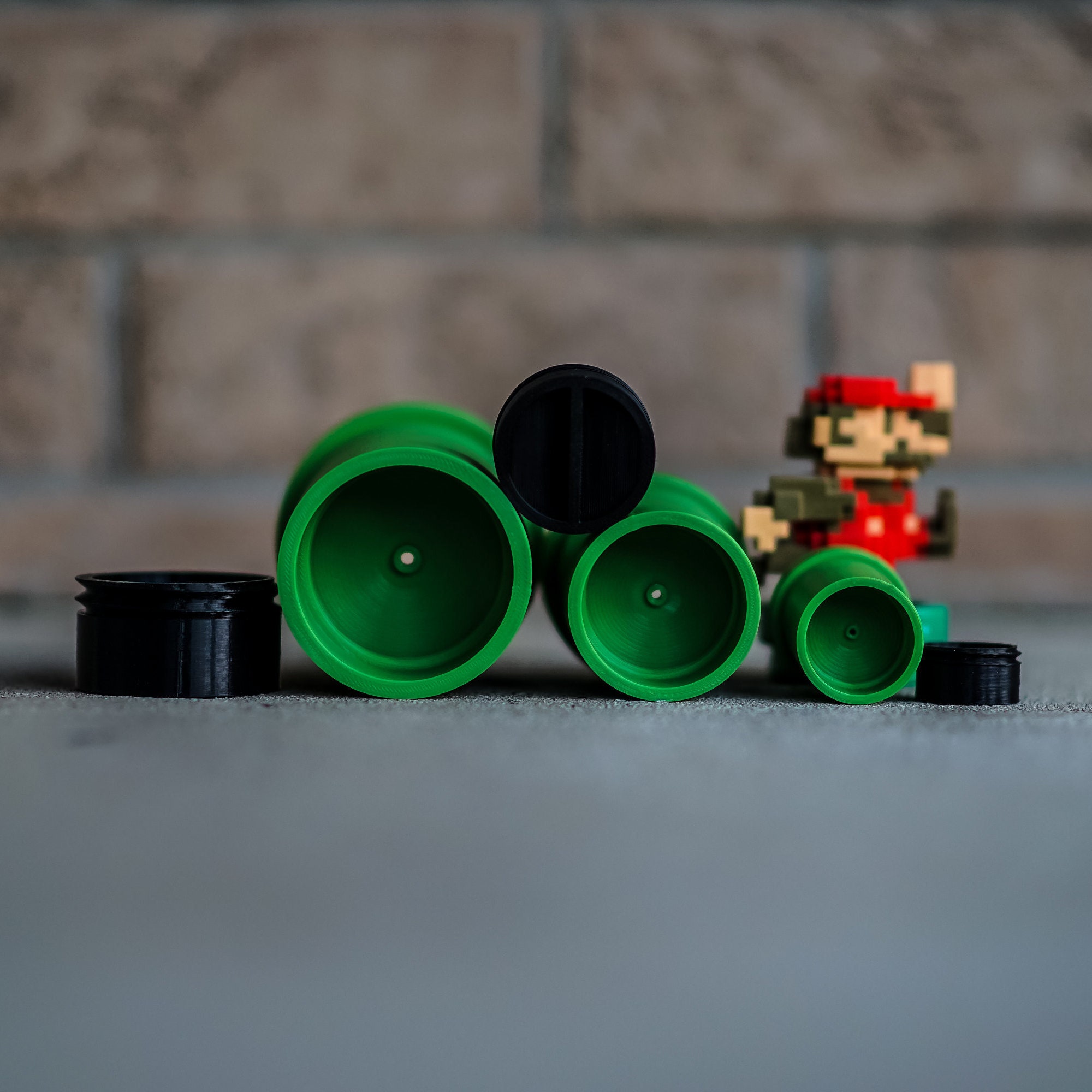 Warp Pipe Tube Planter - Super Mario 3D Printed | Retro Home / Office ...