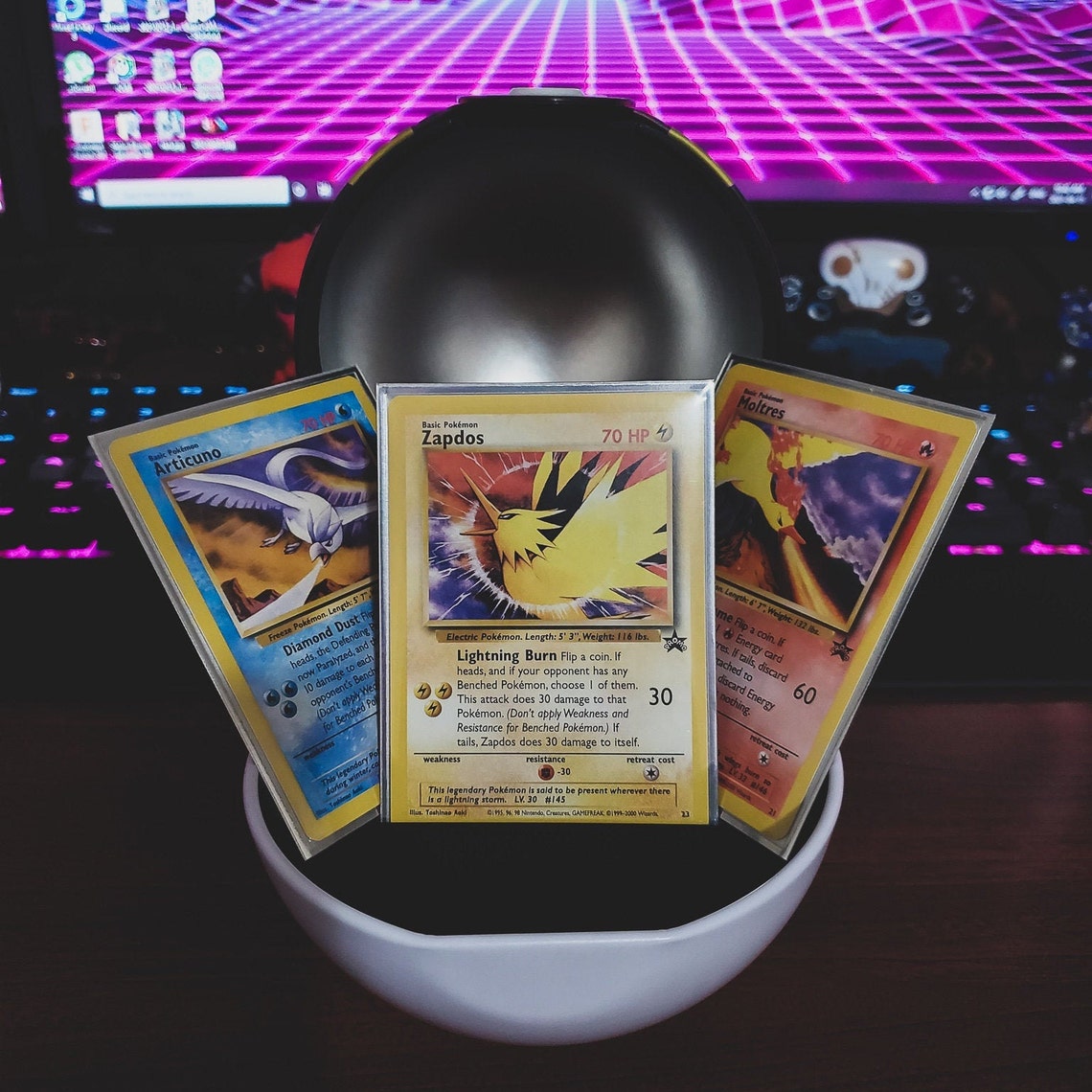 Pokemon Poke Ball Card Holder upcycled 3D Printed Mounts & - Etsy