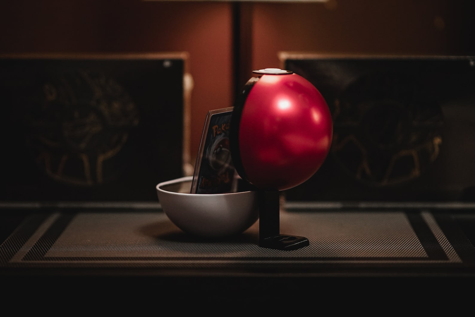 Pokemon Poke Ball Card Holder upcycled 3D Printed Mounts & Ball - Etsy