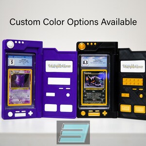 Graded Card Pokémon Pokédex Custom Case Holder - PSA, BGS, Cgc & Many ...