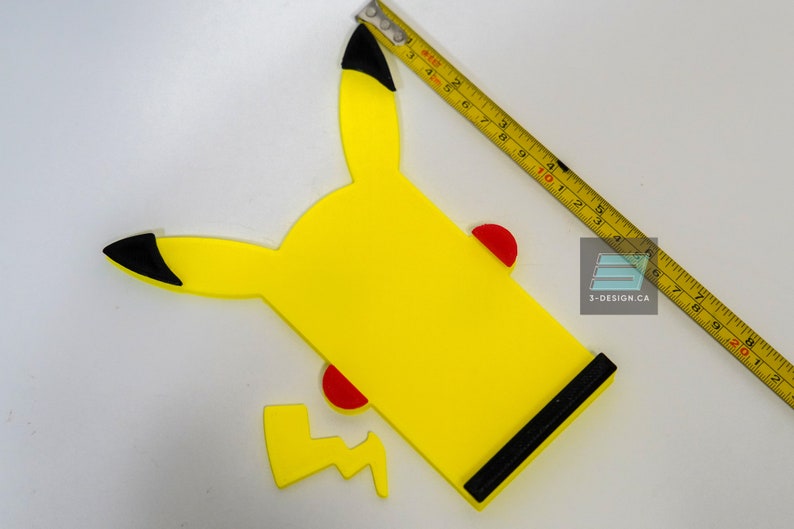 Pikachu Red Cheeky Style TCG Card Stand - 3D Printed - PSA / BGS ...