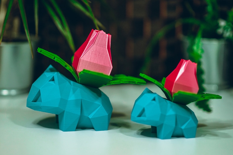 Pokemon Storage Container - Ivysaur! Trinket Box - 3D Printed, 2 Sizes ...