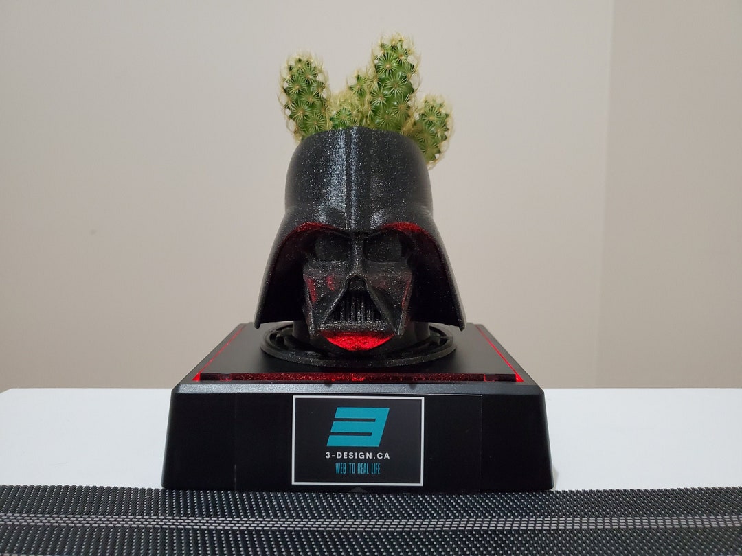 Star Wars Darth Vader Planter Pot 3D Printed Many Color Options Sizes Etsy Canada