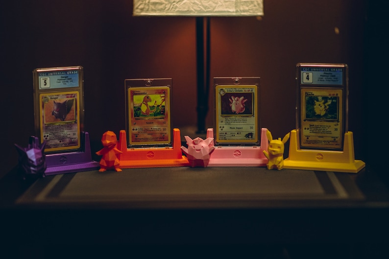 Pokemon Collectable Card Slab Holder Custom Characters | Etsy