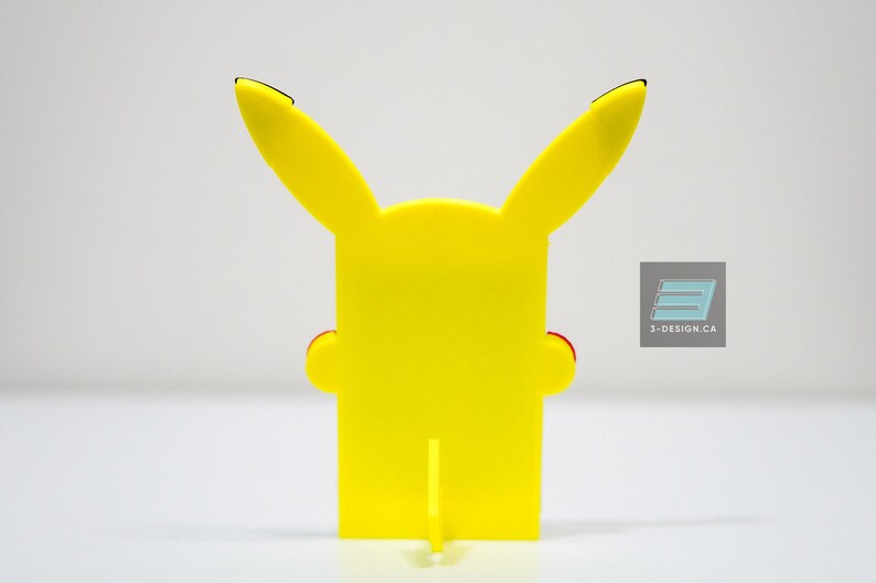 Pikachu Red Cheeky Style TCG Card Stand 3D Printed PSA / - Etsy