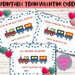 Printable Train Valentine Cards / Train Valentine / I Choo-choose You ...
