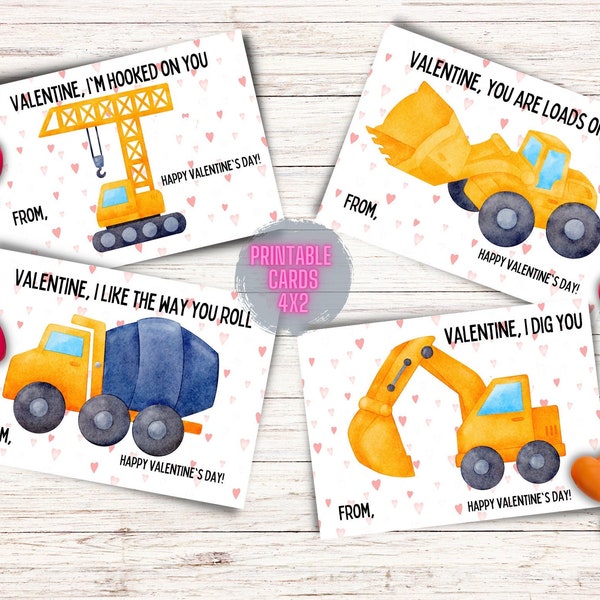 Construction Valentine - Etsy