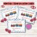 Printable Train Valentine Cards / Train Valentine / I Choo-choose You ...