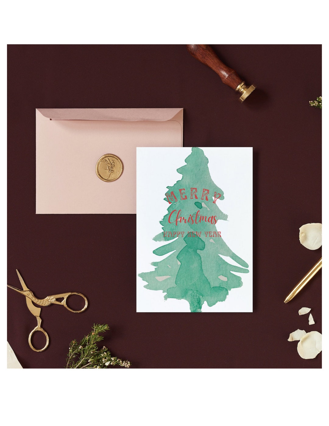 PRINTABLE Christmas Cards - Set of 3 - Etsy