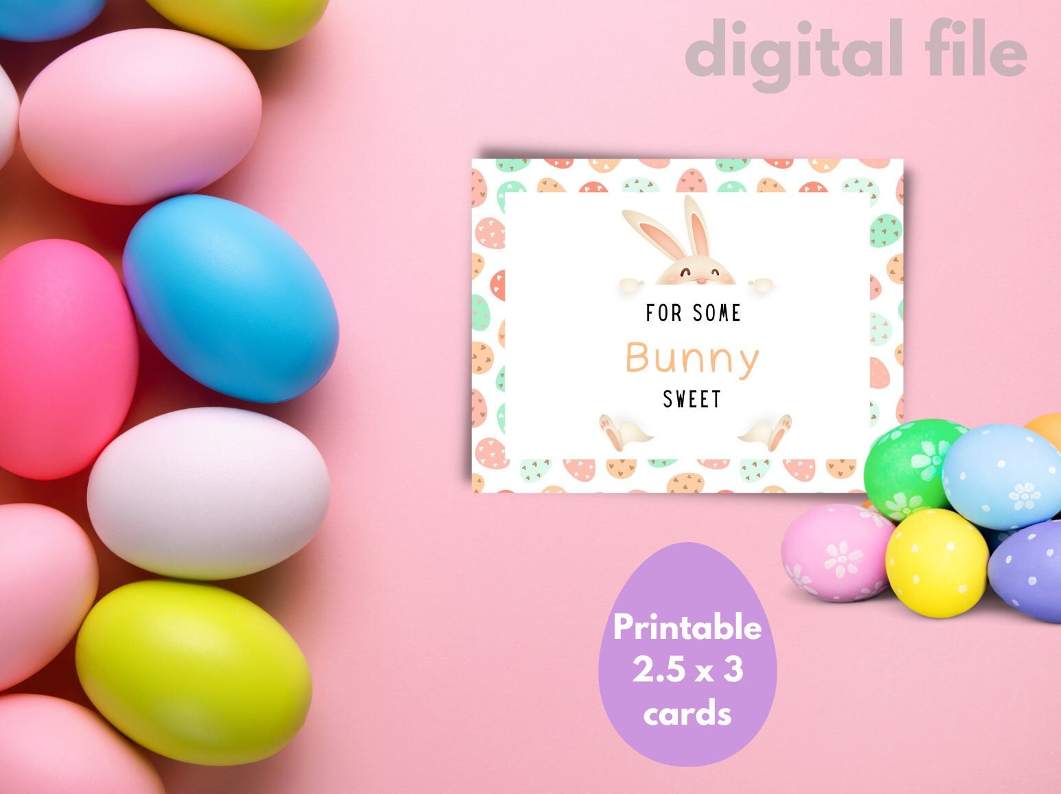 Printable Easter Gift Tags / for Some Bunny Sweet / Easter Cards ...