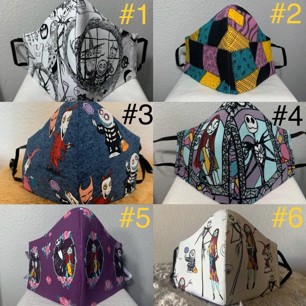 Nightmare Before Christamass Mask - Etsy