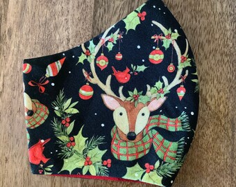 Reindeer Mask | Etsy