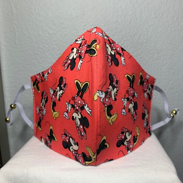Minnie Mouse Face Mask - Etsy