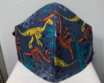 Dinosaur Face Mask - Etsy