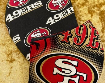 San Francisco 49ers Face Mask - Etsy