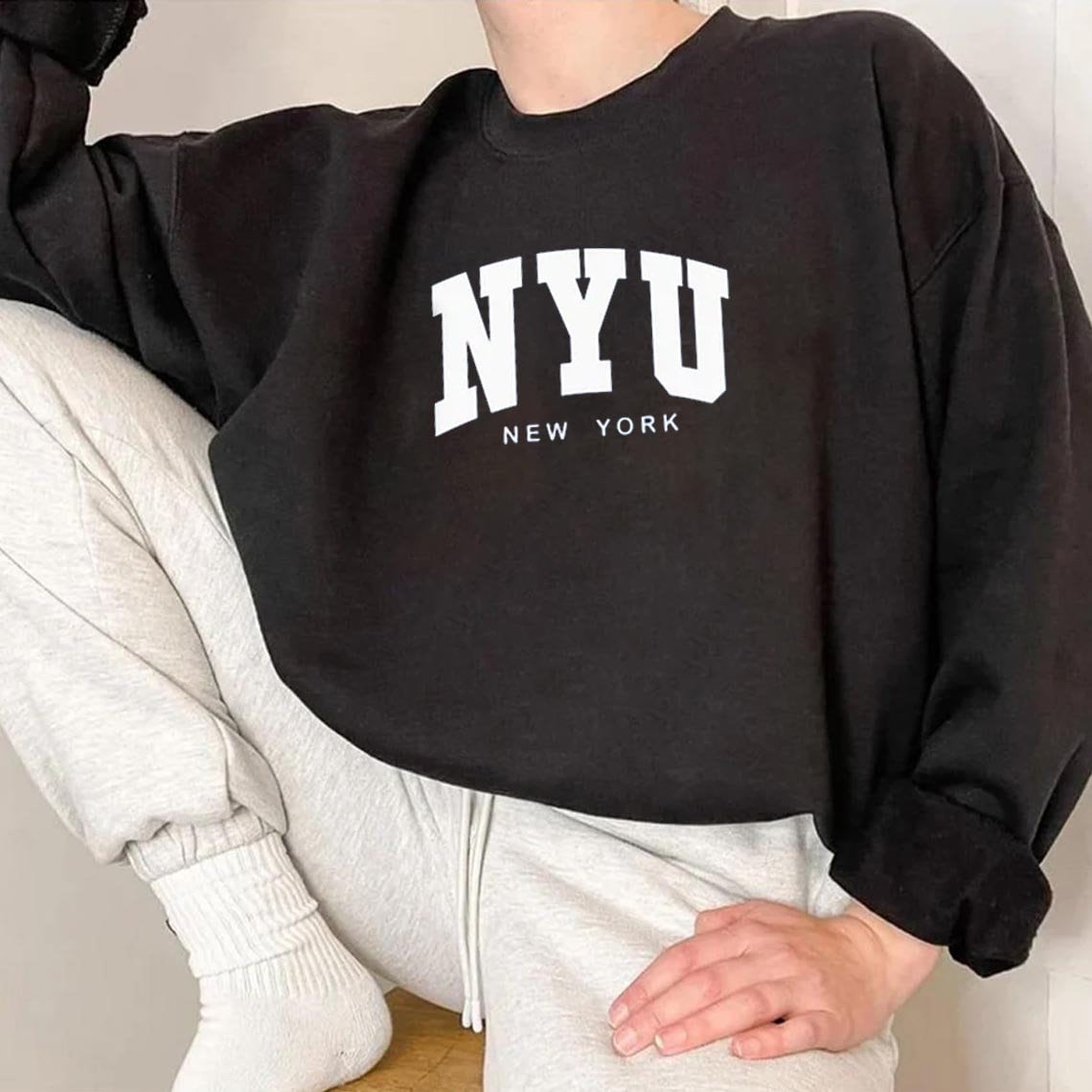NYU New York Sweatshirt NYU University Sweatshirt New York - Etsy