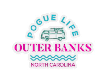 Pogue Life Outer Banks Sticker - Etsy