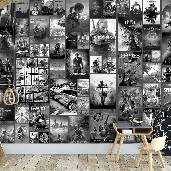 Video Game Mural - Etsy