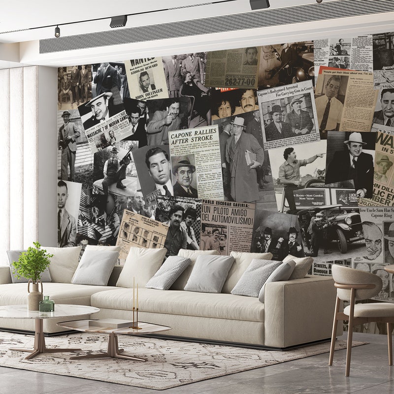 1920s Wallpaper Etsy
