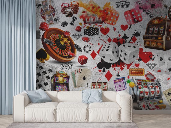 Casino Wall Designs Casino Wall Art | NicheCanvas
