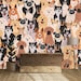 Dog Funky Wallpaper & Wall Mural Pets Nursery Pattern Dogs Wall Art ...